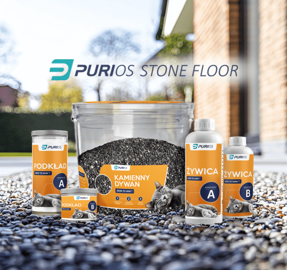Kamienny dywan do samodzielnej aplikacji - Purios